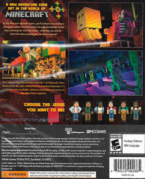 MINECRAFT STORY MODE THE COMPLETE ADVENTURE – Gameplanet
